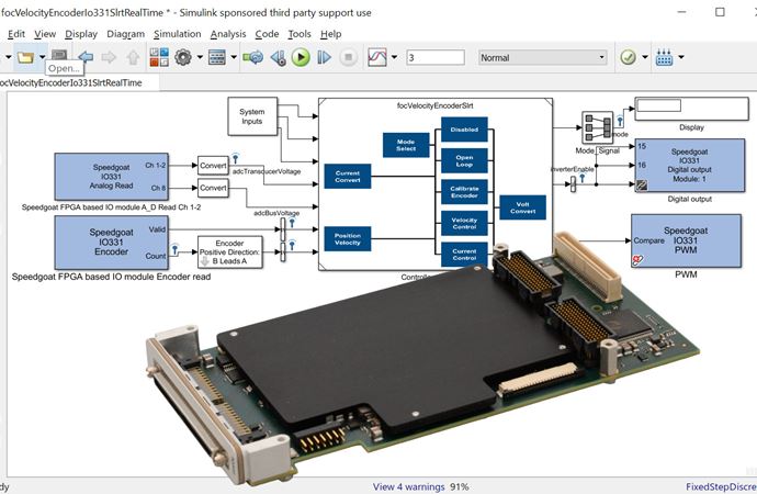 Speedgoat Fpga Io Modules Code Modules And Simulink Workflow